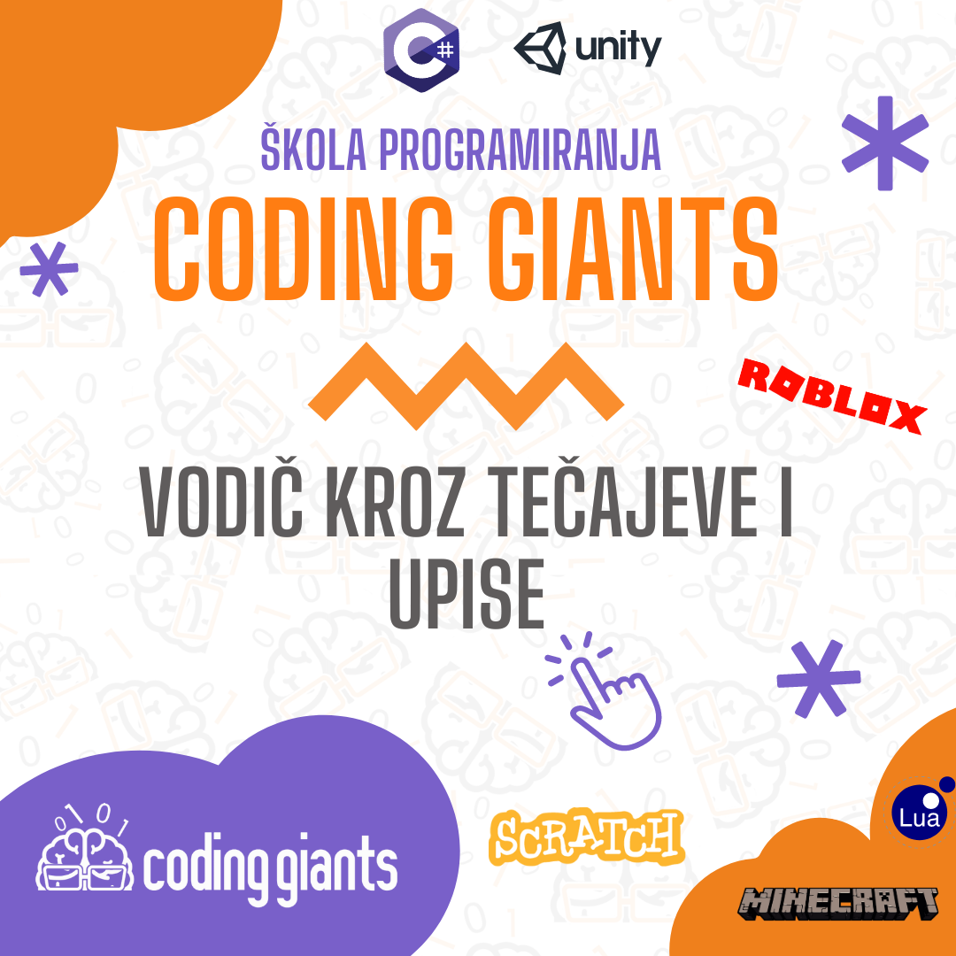 Coding Giants - Online škola programiranja za djecu i tinejdžere